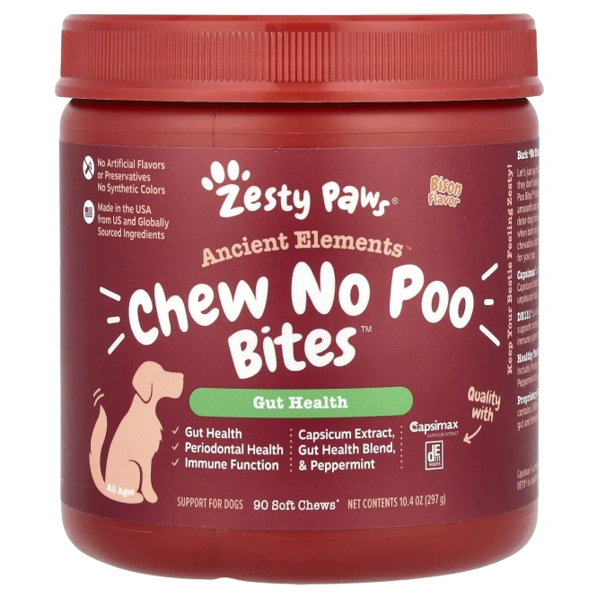 Zesty Paws Chew No Poo Bites